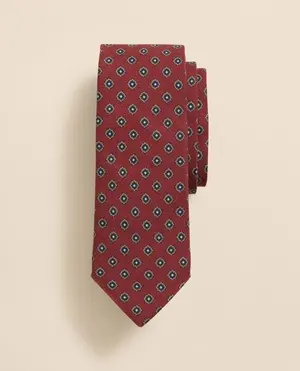 Brooks Brothers Wool-silk Medium Square Tie - Medium Red