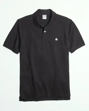 Brooks Brothers Golden Fleece Stretch Supima Polo Shirt - Black