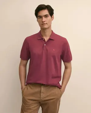 Brooks Brothers Golden Fleece Stretch Supima Polo Shirt - Wine