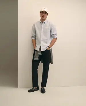 Brooks Brothers Straight Fit Denim Jeans - Black