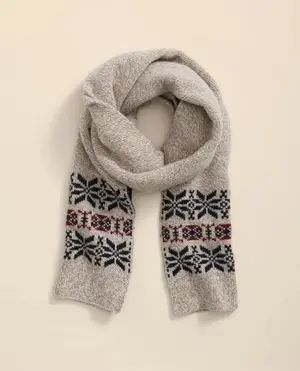Brooks Brothers Wool-cashmere Archive Jacquard Scarf - Beige