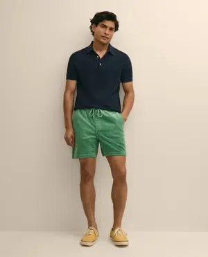 Brooks Brothers 6" Friday Shorts In 8-wale Cotton Corduroy Pants - Green