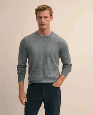 Brooks Brothers Merino Wool Sweater - Grey