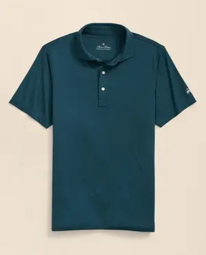 Brooks Brothers Performance Series Spread Collar Polo Shirt - Teal