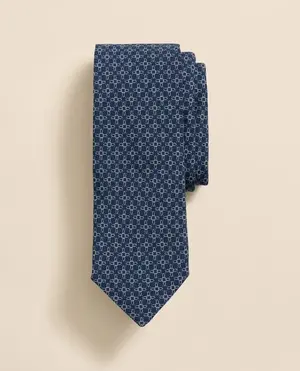 Brooks Brothers Silk Multi-ring Neck Tie - Blue