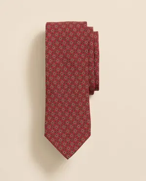 Brooks Brothers Brooks Brothers Silk Multi-Ring Neck Tie Red