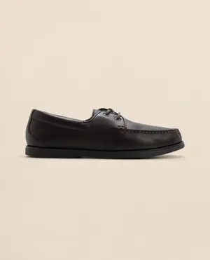 Brooks Brothers Leather Boat Shoes - Brown