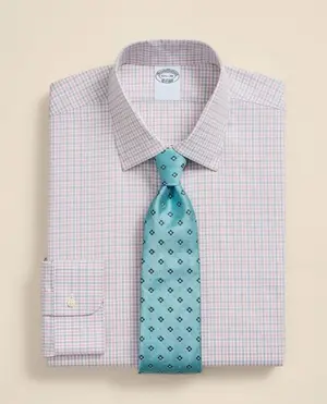 Brooks Brothers Supima Cotton Non-iron Pinpoint Oxford Dress Shirt - Rose