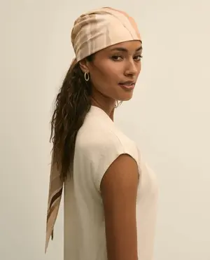 Brooks Brothers Eugenia Kim Satin Headscarf
