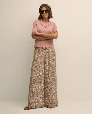 Brooks Brothers S Silk Habotai Pants - Ivory
