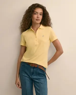 Brooks Brothers Supima Cotton Pique Polo Shirt - Light Yellow