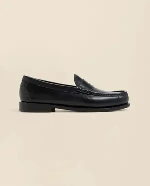 Brooks Brothers S Westport Penny Loafers - Black