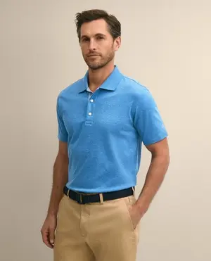 Brooks Brothers Supima Cotton Polo Shirt - Blue