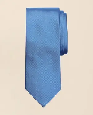 Brooks Brothers Brooks Brothers Solid Rep Neck Tie Blue