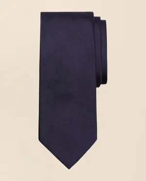 Brooks Brothers Solid Rep Tie - Navy