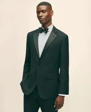 Brooks Brothers Slim Fit Wool 1818 Tuxedo - Black