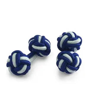 Brooks Brothers Brooks Brothers Knot Cuff Links Cobalt/sky Blue