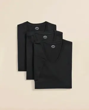 Brooks Brothers Supima Cotton V-neck Undershirt-3 Pack | | Large - Black