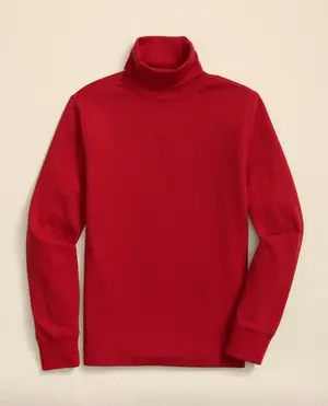 Brooks Brothers Stretch Supima Cotton Turtleneck Shirt | | Large - Red