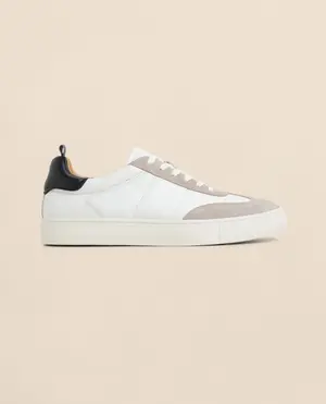 Brooks Brothers S Leather Sneakers - White