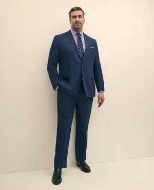 Brooks Brothers S Explorer Collection Big & Tall Suit Jacket - Navy