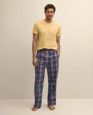 Brooks Brothers Cotton Broadcloth Lounge Pants - Navy
