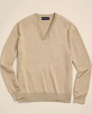 Brooks Brothers Cotton Sweater - Beige