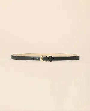 Brooks Brothers S B-low The Belt Kennedy Skinny Belt | | Medium - Black