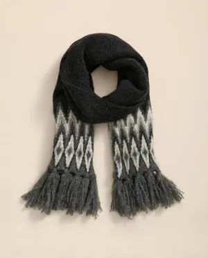 Brooks Brothers S Alpaca-wool Blend Scarf - Grey