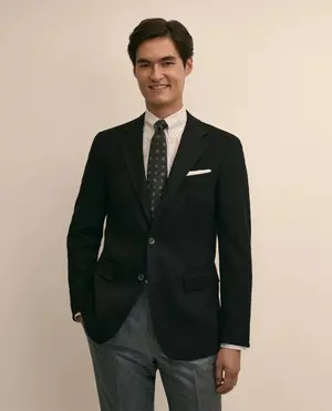Brooks Brothers Slim Fit Cashmere Sport Coat - Black