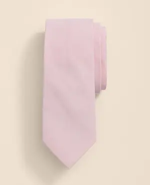 Brooks Brothers S Cotton-silk Oxford Tie - Pink