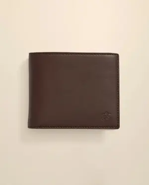Brooks Brothers Lambskin Wallet - Brown