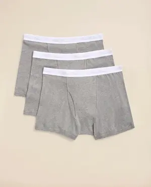 Brooks Brothers S Supima Cotton Boxer Briefs 3 Pack - Grey