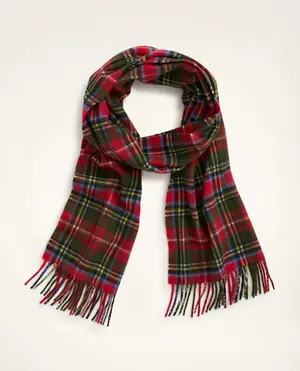 Brooks Brothers Lambswool Fringed Scarf