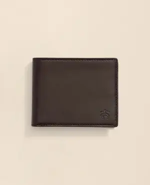 Brooks Brothers Lambskin Billfold - Black