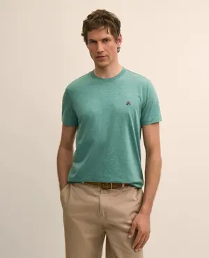 Brooks Brothers Supima Cotton Jersey T-shirt - Turquoise