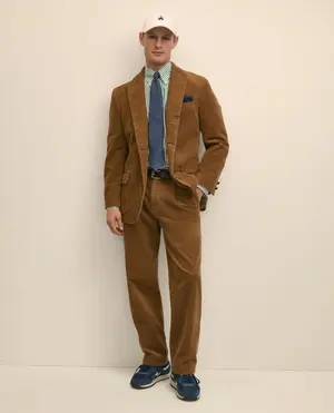 Brooks Brothers Cotton Wide-wale Corduroy Pants - Brown