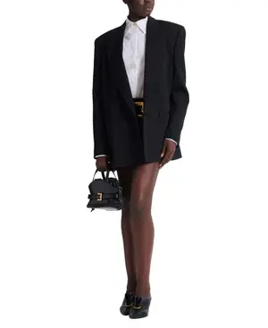 Balmain Oversized Grain De Poudre Blazer