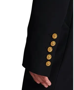 Balmain Cropped Grain De Poudre Jacket