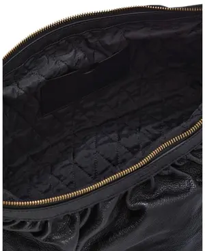 Balmain Hobo Bag In Calfskin Leather