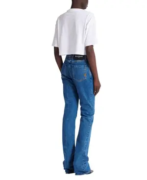 Balmain Straight-leg Denim Jeans