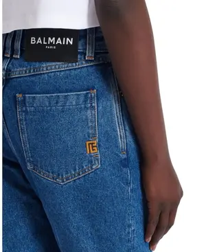 Balmain Straight-leg Denim Jeans