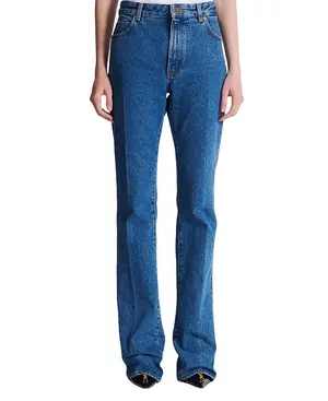 Balmain Straight-leg Denim Jeans - Blue
