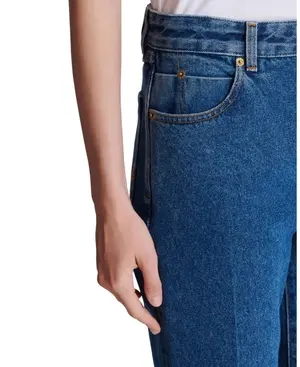 Balmain Straight-leg Denim Jeans - Blue