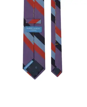 Robert Talbott Silk Cotton Stripe Necktie