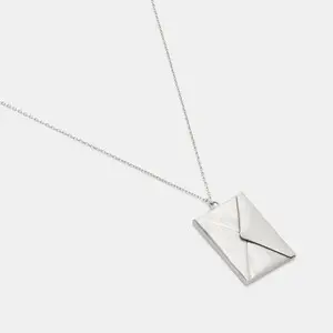 COACH Envelope Pendant Long Necklace