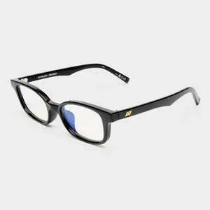 Le Specs Echelon Rectangular Eyeglasses - Black Blue
