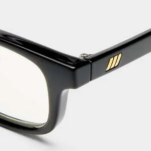 Le Specs Echelon Rectangular Eyeglasses - Black Blue