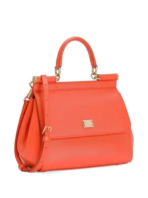 Dolce & Gabbana Sicily Medium Leather Handbag