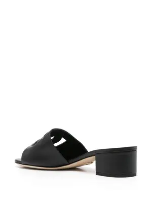 Dolce & Gabbana Dg Logo Leather Sandals